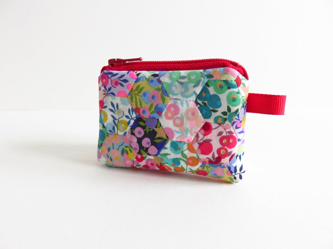 Tiny Liberty Lawn 'wiltshire' Epp Hexie Patchwork Coin Purse - Etsy