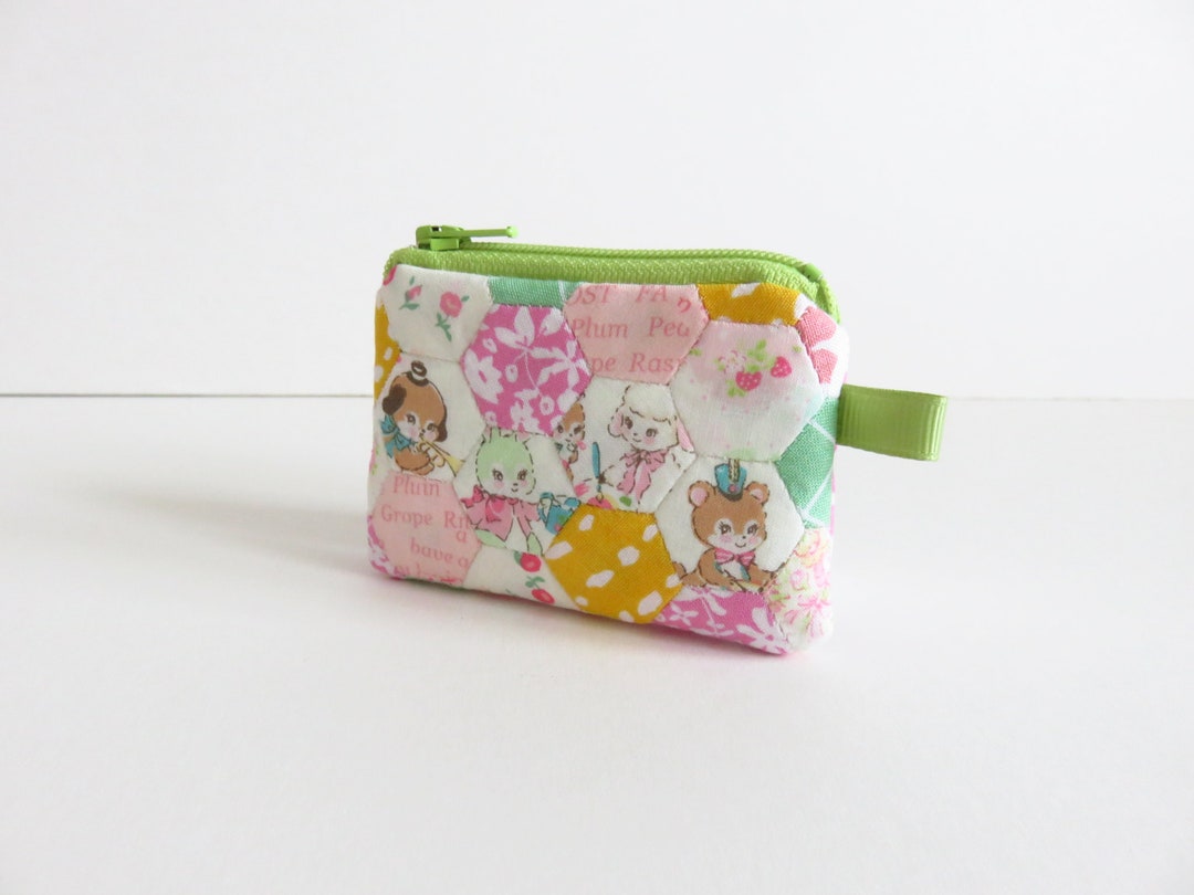 Tiny Atsuko Matsuyama & Minki Kim Print Epp Hexie Patchwork Fabric Coin ...