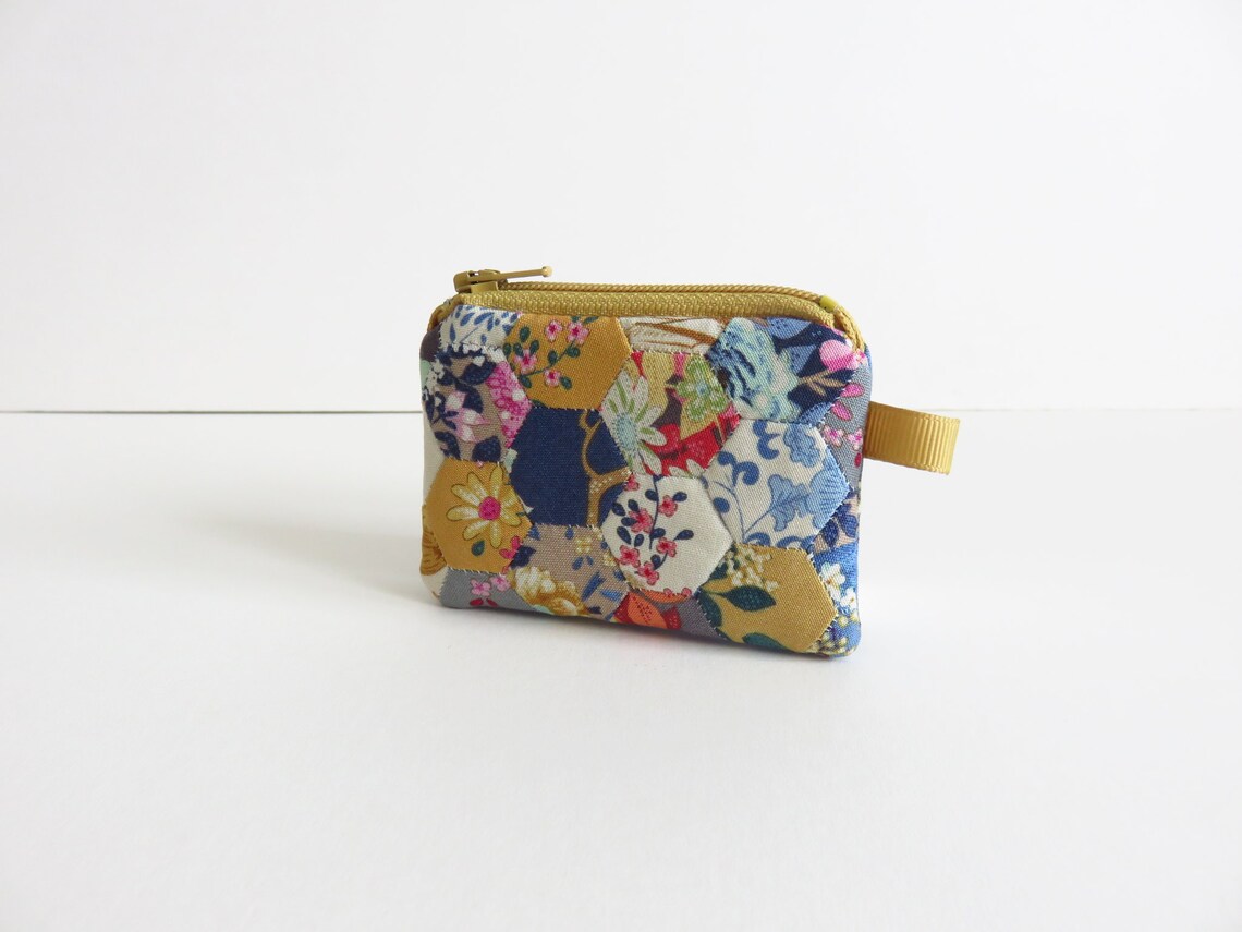 Tiny Tilda 'chic Escape' Collection Epp Hexie Patchwork Fabric Coin ...