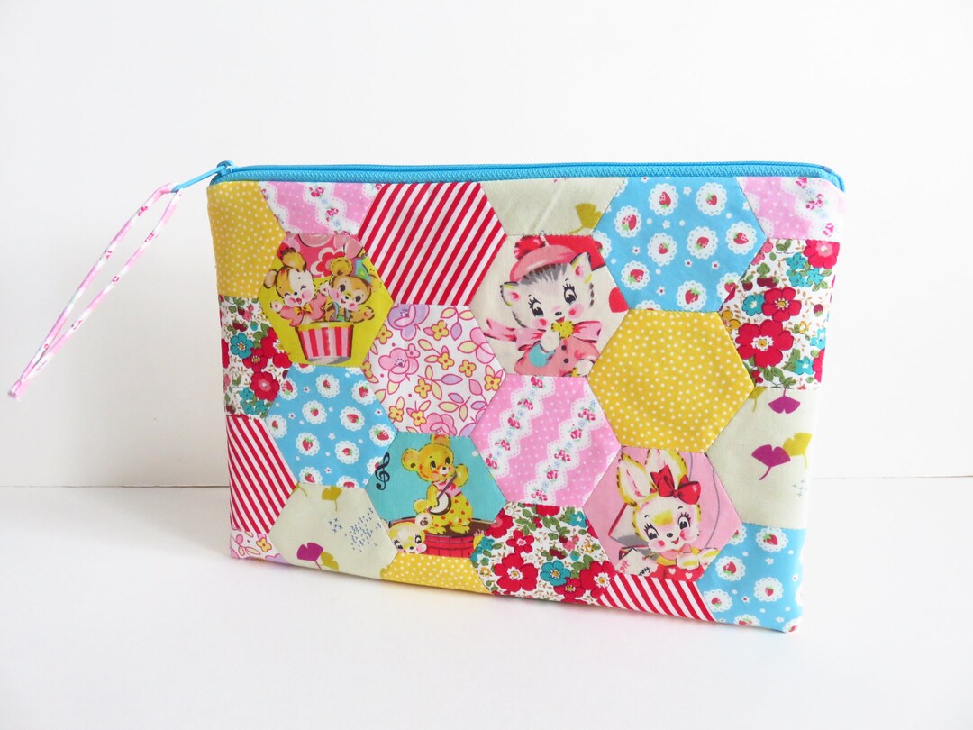 Super Large Koko Seki 'sweet Rush' & Other Print Fabric Epp Hexie ...