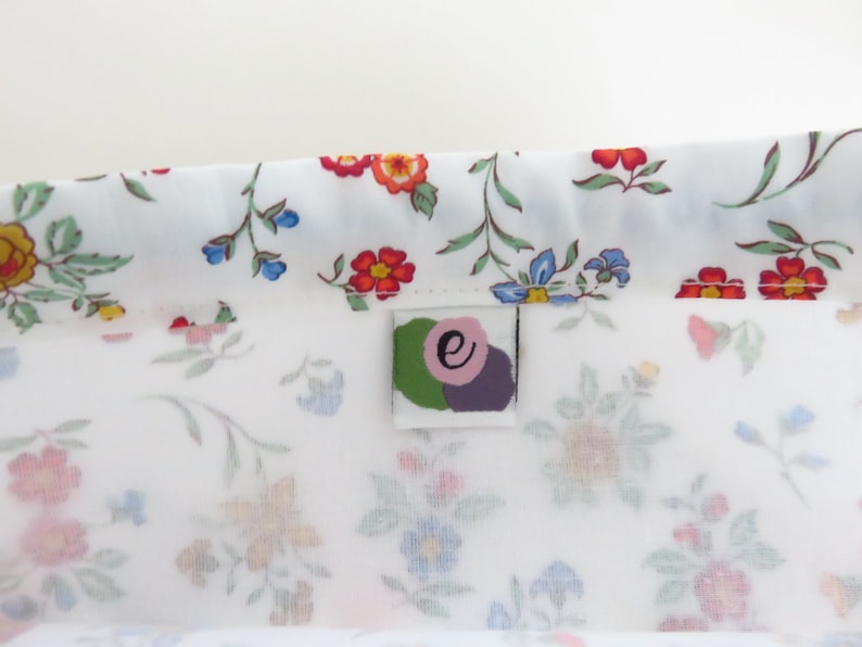 Small Liberty Lawn 'edith Rose' Drawstring Bag - Etsy UK
