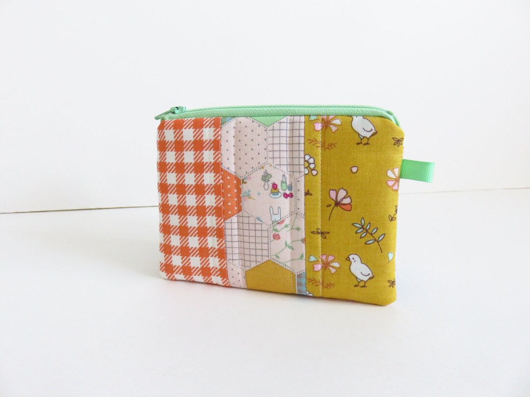 Mini Minki Kim Hidden Cottage Collection Fabric Panel Patchwork Purse ...