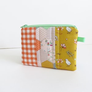 Mini Minki Kim Hidden Cottage Collection Fabric Panel Patchwork Purse ...