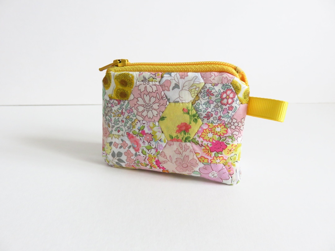 Tiny Liberty Lawn Epp Hexie Patchwork Coin Purse - Etsy