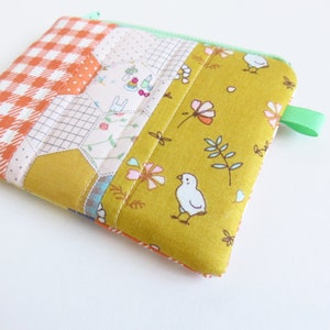 Mini Minki Kim Hidden Cottage Collection Fabric Panel Patchwork Purse ...