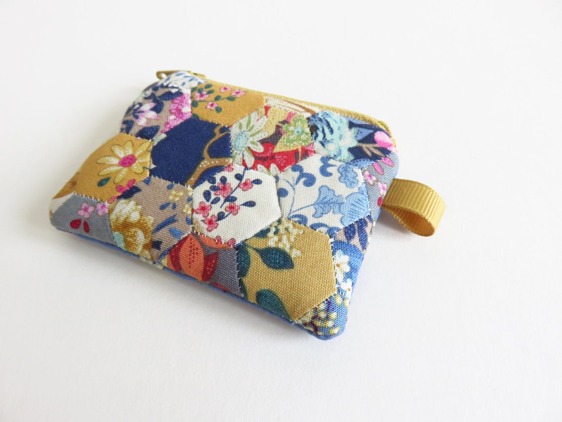 Tiny Tilda 'chic Escape' Collection Epp Hexie Patchwork Fabric Coin ...