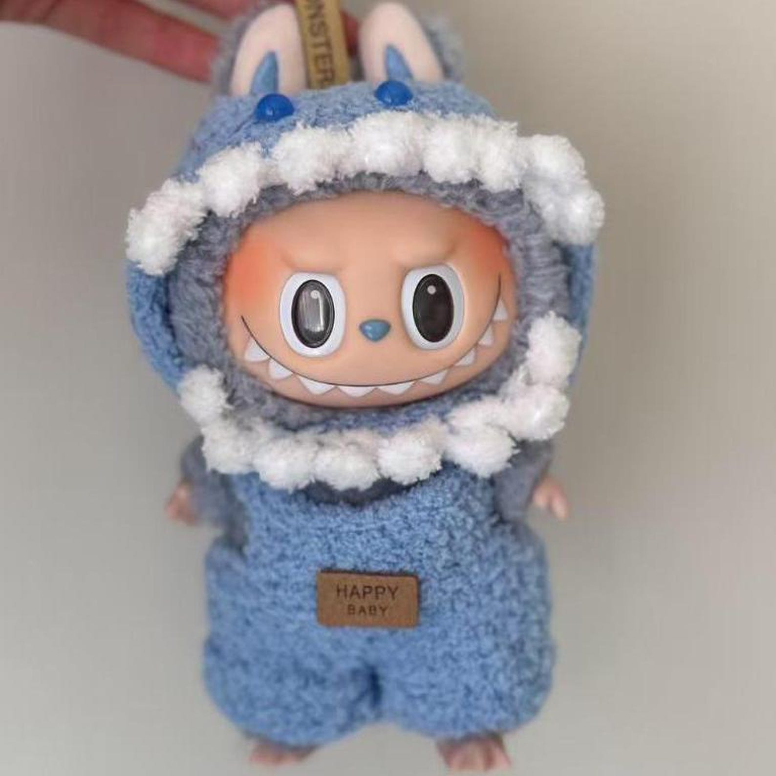 Labubu Adorable Plush Blue Shark Doll Outfit - Etsy