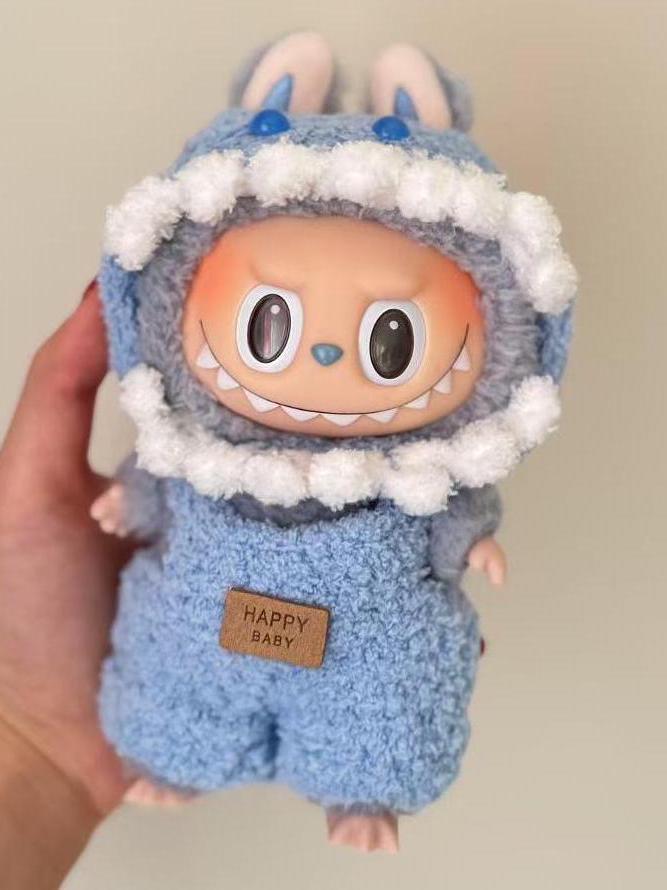 Labubu Adorable Plush Blue Shark Doll Outfit - Etsy