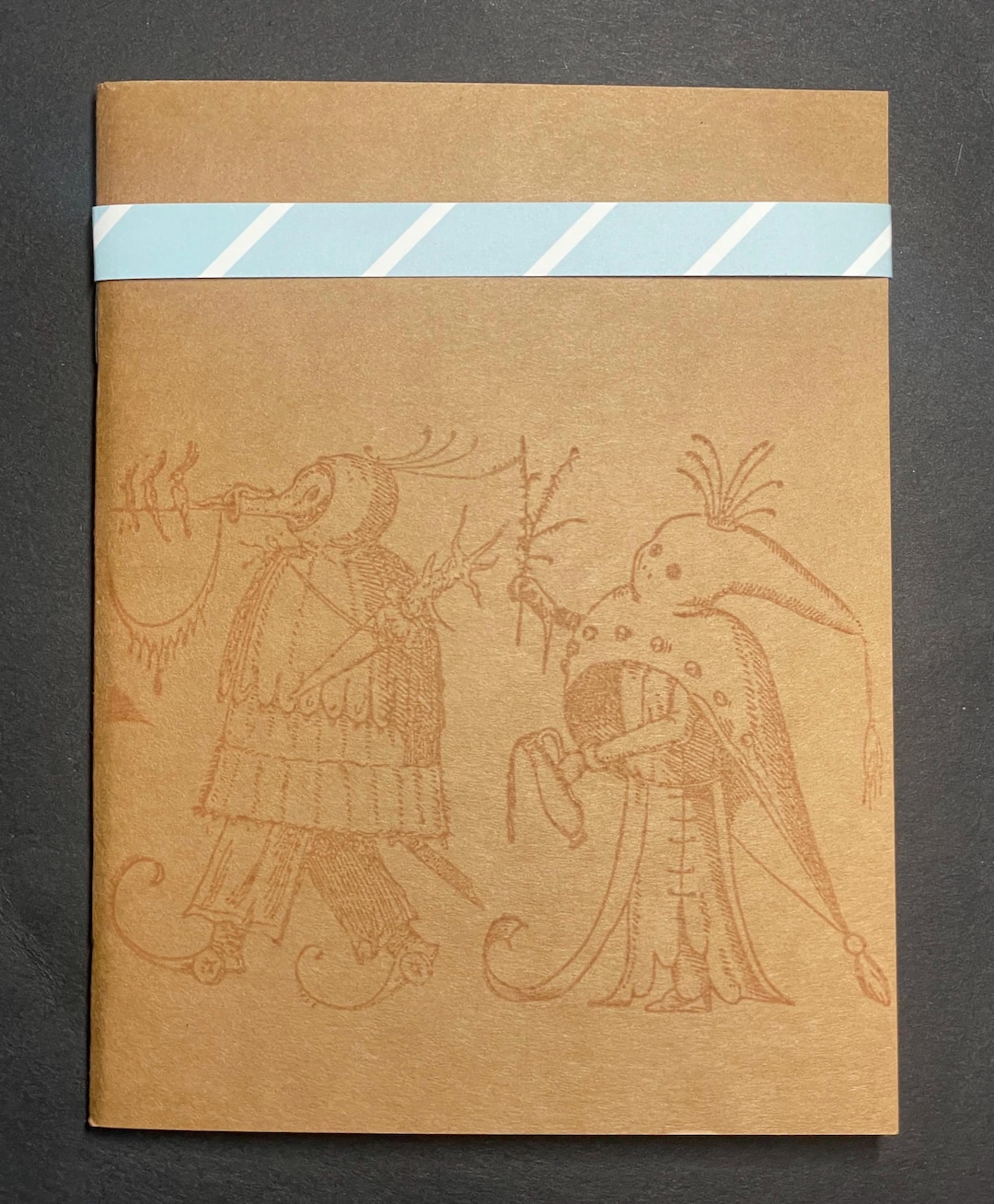 Medieval Notebook Jesters Parade Funny Whimsical History Illuminated ...