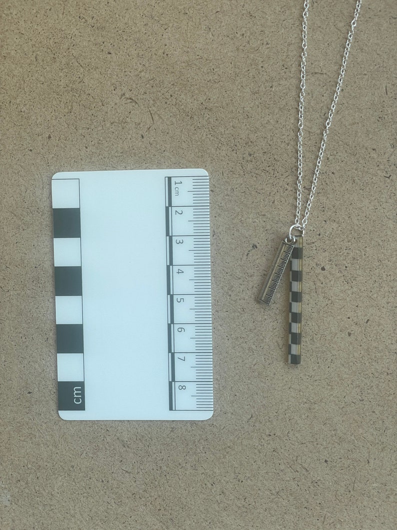 Archaeology Photo Scales & Ruler Necklace Silver Charms - Etsy