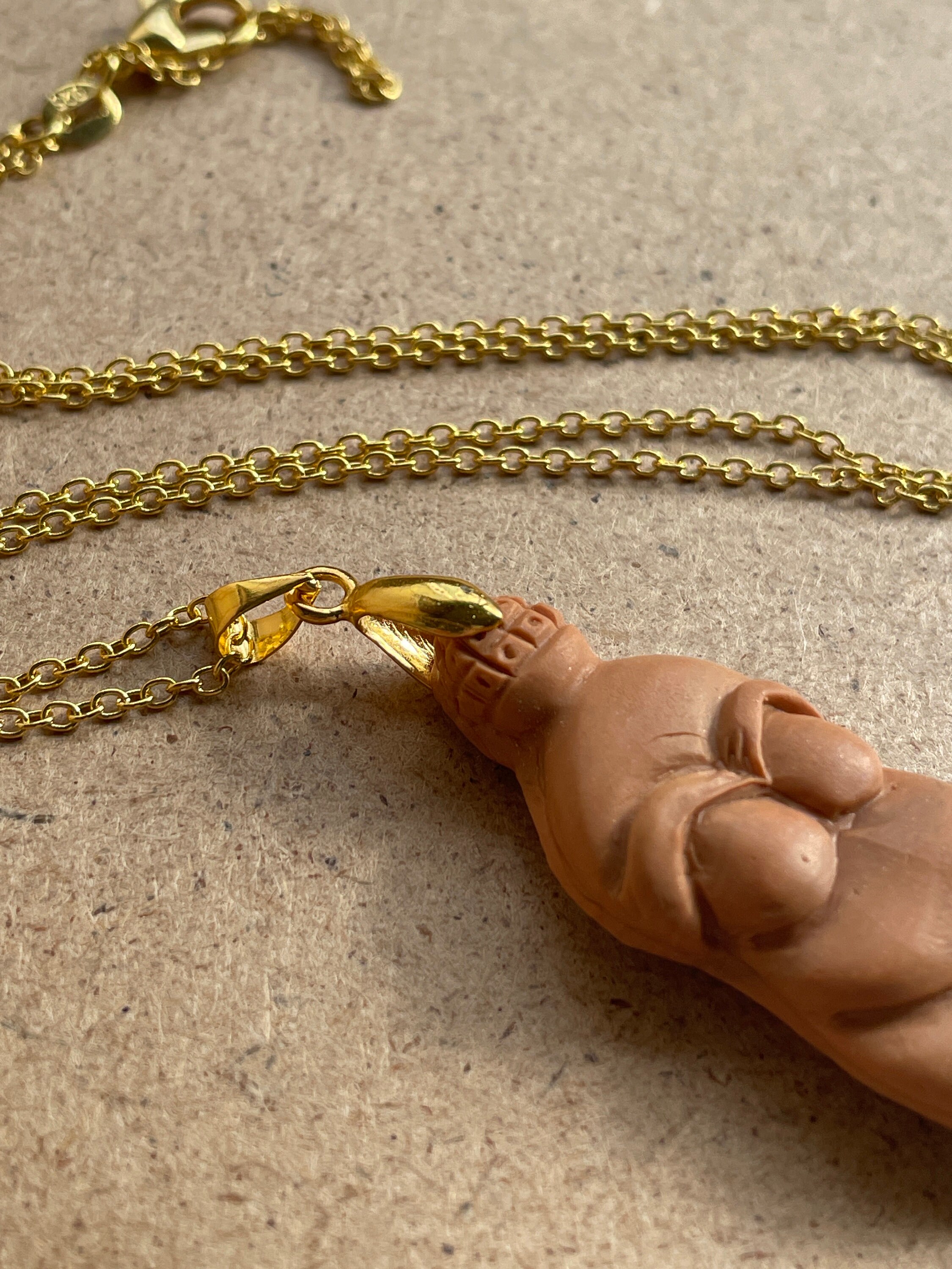 Venus of Willendorf Brown Earth Necklace Palaeolithic Archaeology ...