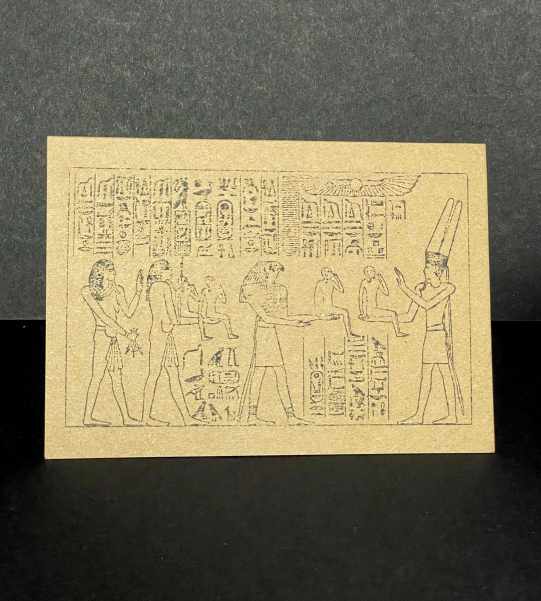 Egyptian Card | Archaeology History Handmade Blank Hieroglyph Ancient ...