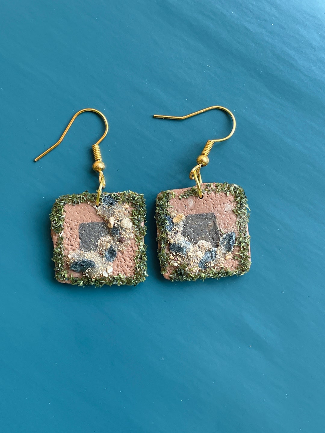 Miniature Archaeology Excavation Trench Earrings | Gold Archaeologist ...