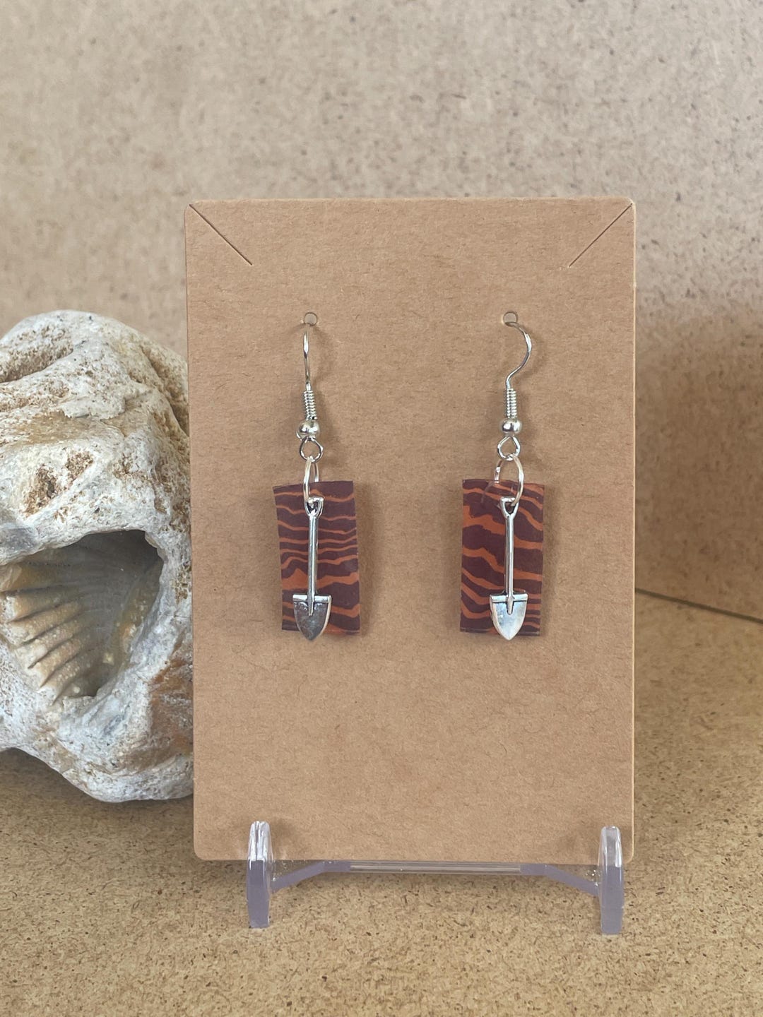 Stratigraphy Archaeology Geologist Earrings | Acrylic Archaeologist ...