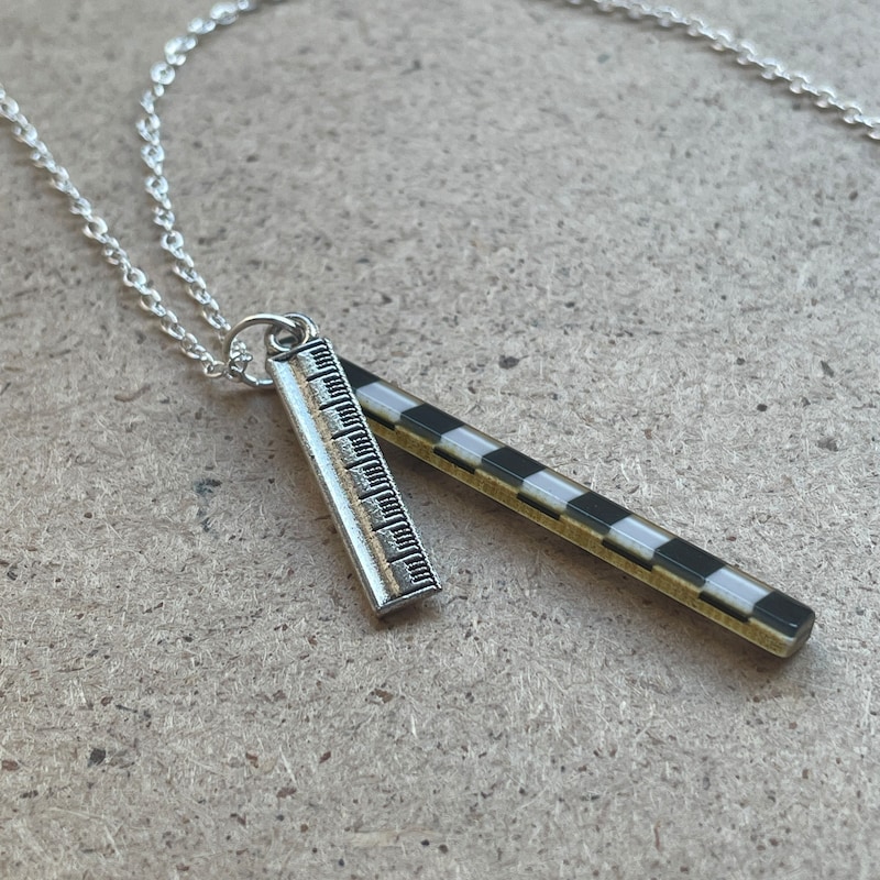 Ruler Necklace - Etsy