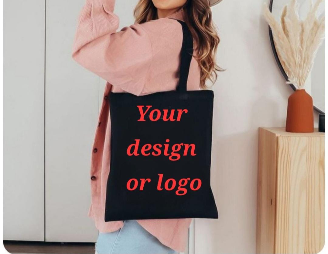 Custom Tote Bags Text Photo Quotes Logo Business Totes Personalized - Etsy