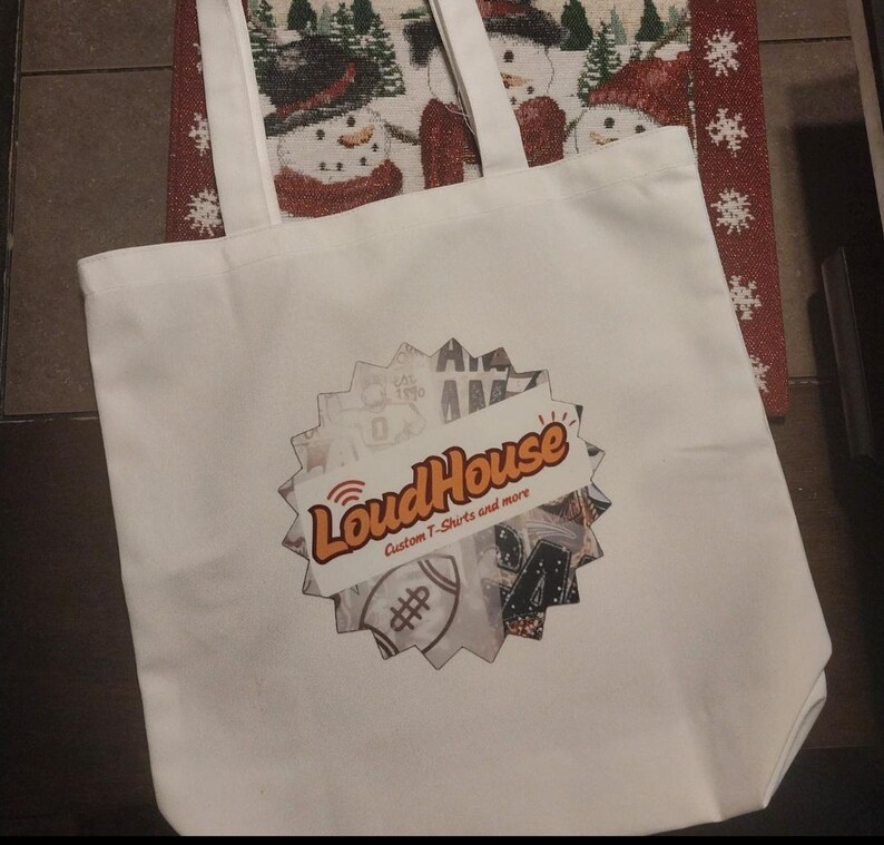 Custom Tote Bags Text Photo Quotes Logo Business Totes Personalized - Etsy