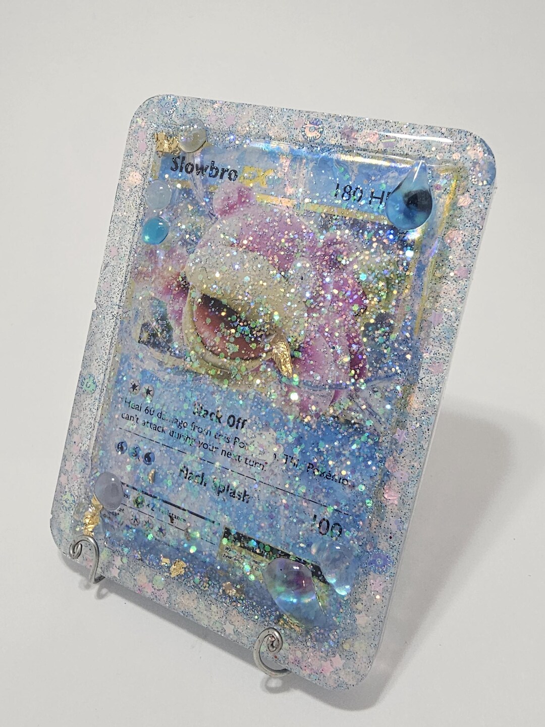 Slowbro EX Full Art Pokemon Resin Glitter Shaker Collectable Unique ...