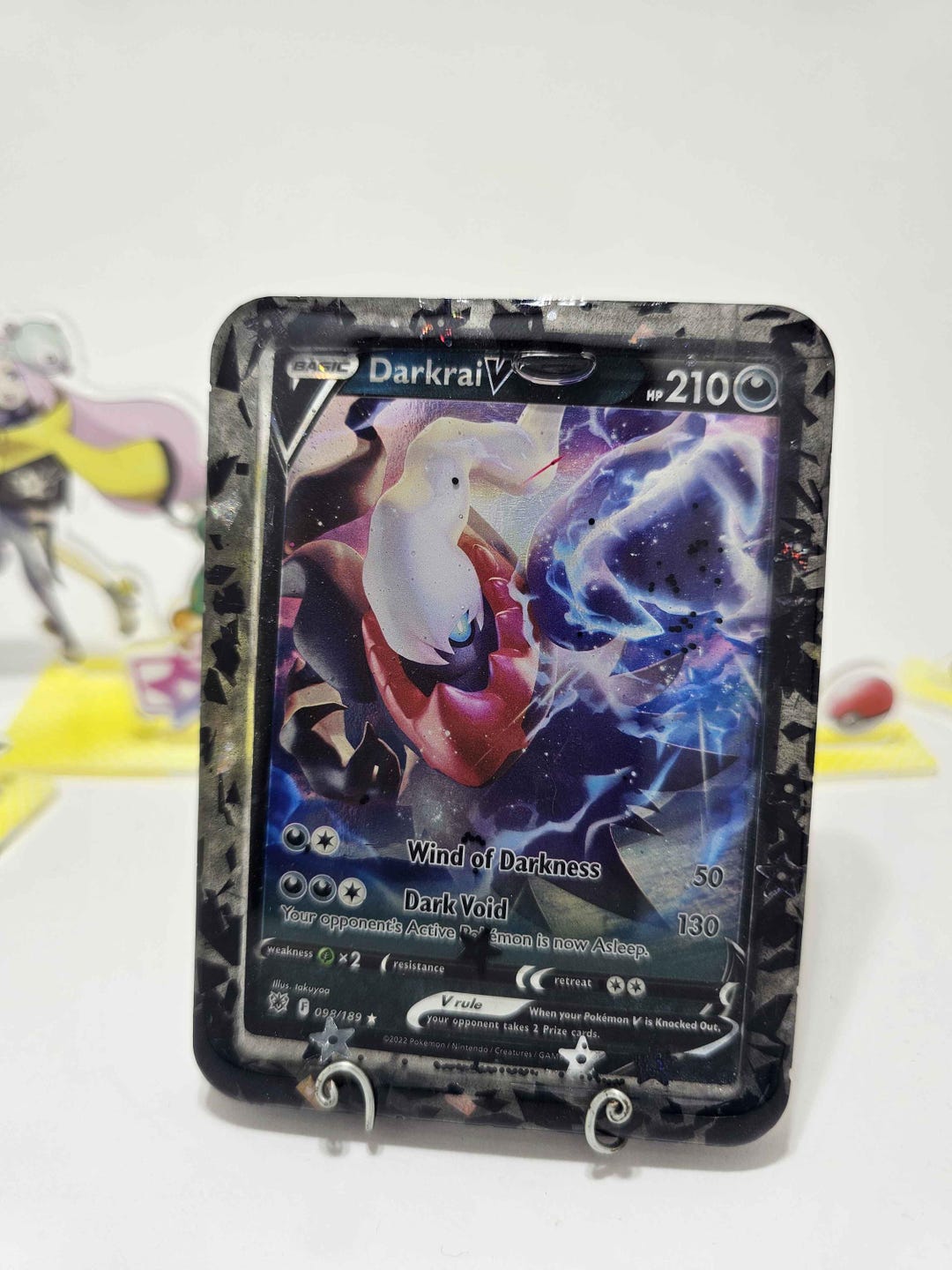 Darkrai Dark Type Nintendo Pokemon Gameboy Resin Shaker With Moving ...