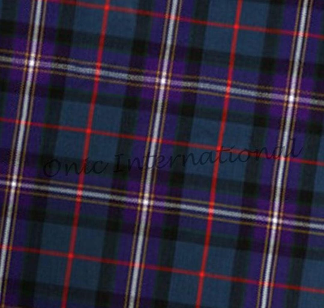 Masonic Tartan Fabric, Homespun Acrylic Kilt Making Material, 54" Wide ...