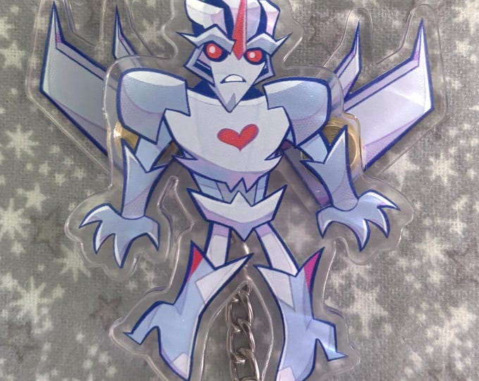 Transformers Prime Starscream Wing 3" Keychain - Etsy