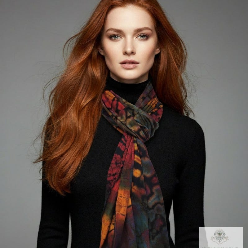 Multi Colour Triangle Scarf - Etsy