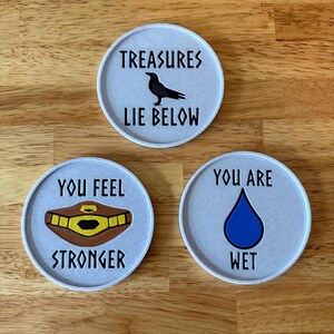 Valheim | Video Game | Coasters With Cork Bottom | Valheim Gifts | PC ...