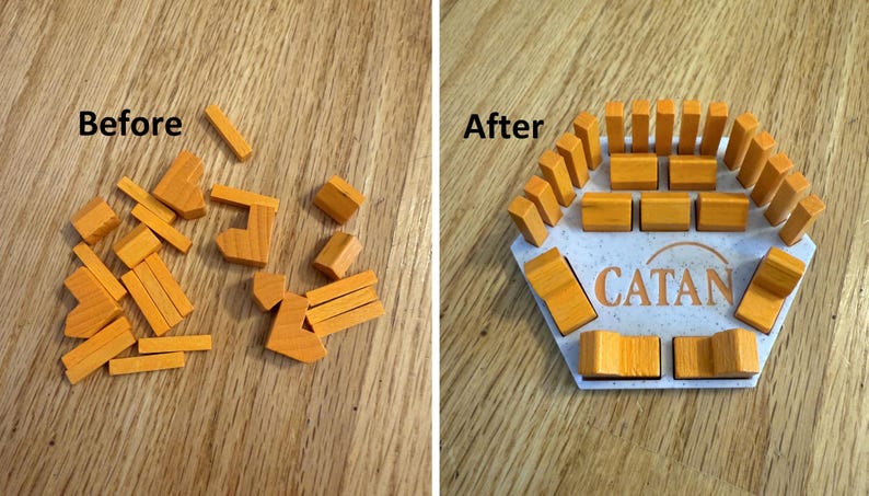 Catan 5th Edition | Game Piece Organizer | 3D Printed | 1-6 Players ...