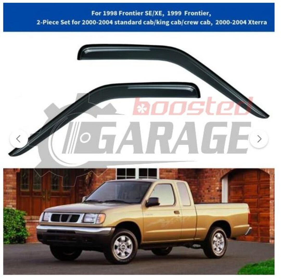 98-04 Nissan Frontier Window Visor Deflector Rain Guard 2pcs Set - Etsy