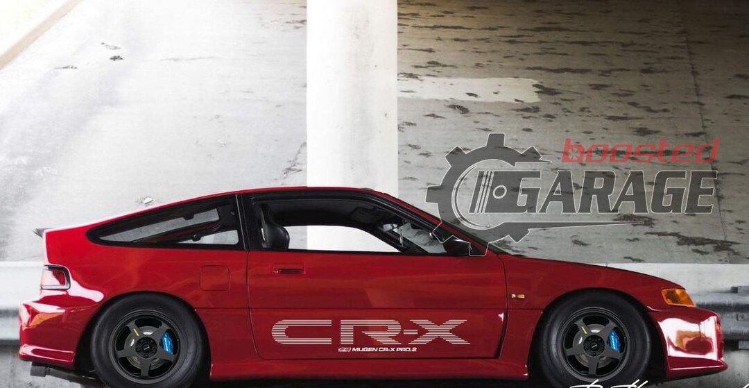 Honda CRX 88-91 Mugen Style Door Cap Decals Set Oracal JDM - Etsy