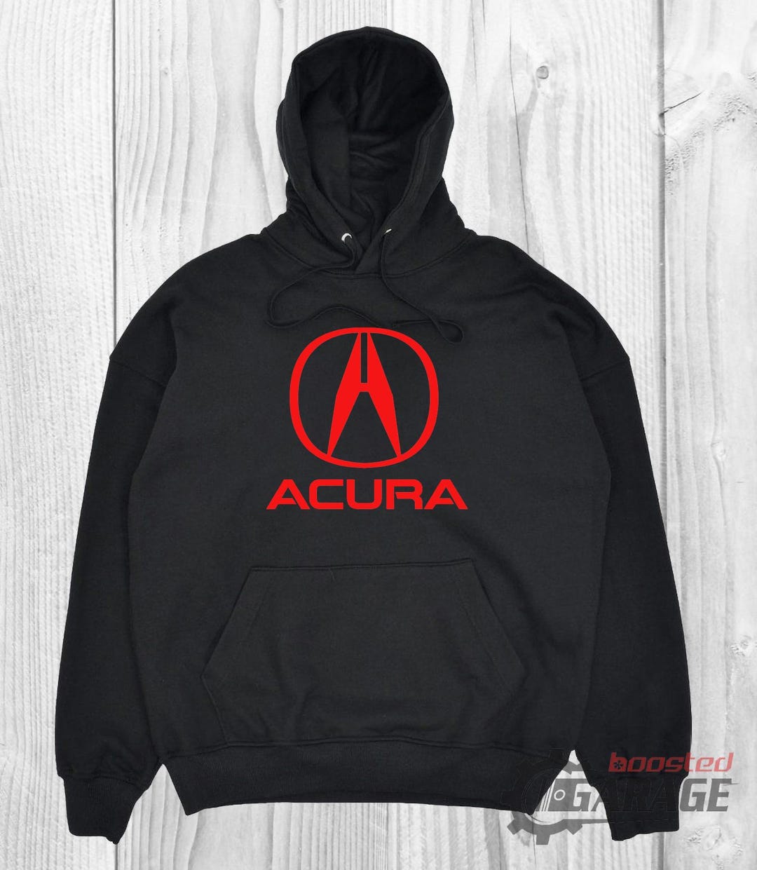 Acura Logo Red Style Hoodie Sweater Black Type-r GS-R - Etsy