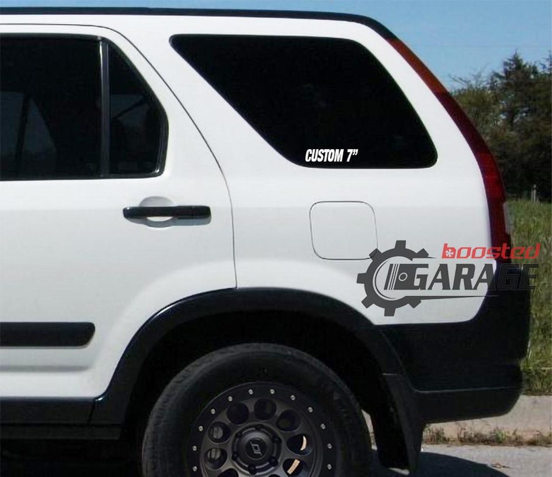 Custom Text Decal Stickers Pair 7" Oracal - Etsy