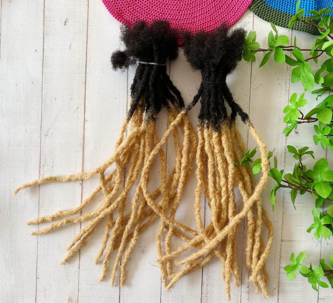 Ombre T1B/27 Anwi Textured Human Hair Loc Extensions | Permanent ...