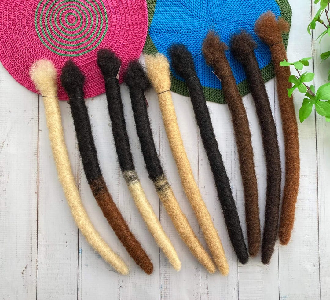 Wick Loc Extensions Handmade Human Hair Dreadlocks, Available in ...