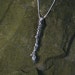 Earth Wand Magic Wand Sterling Silver on Sterling Silver Box Chain or ...