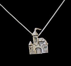 Castle Sterling Silver Fairytale Necklace - Etsy
