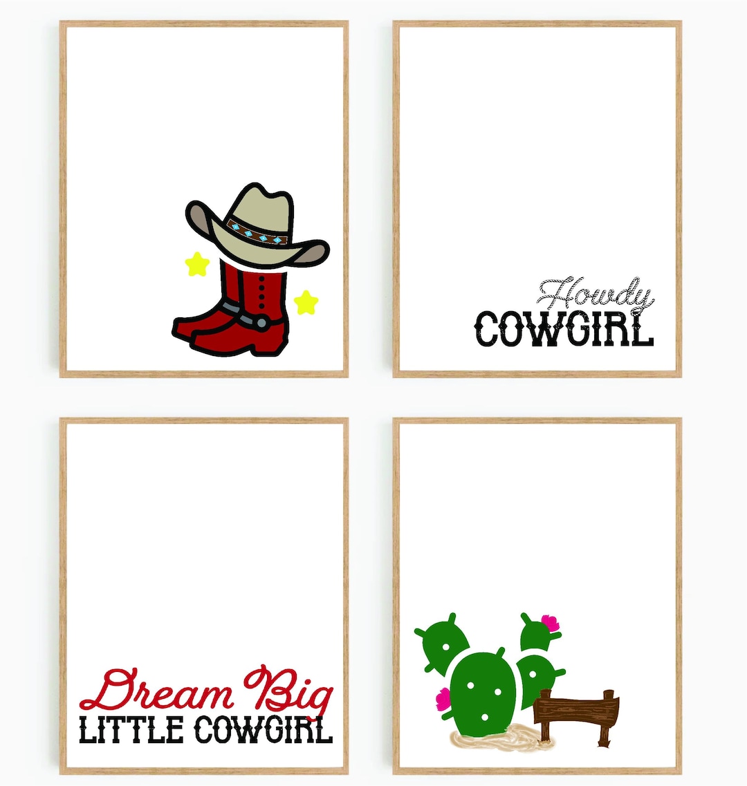 Cowboy Themed Nursery Sign - Cactus - Etsy