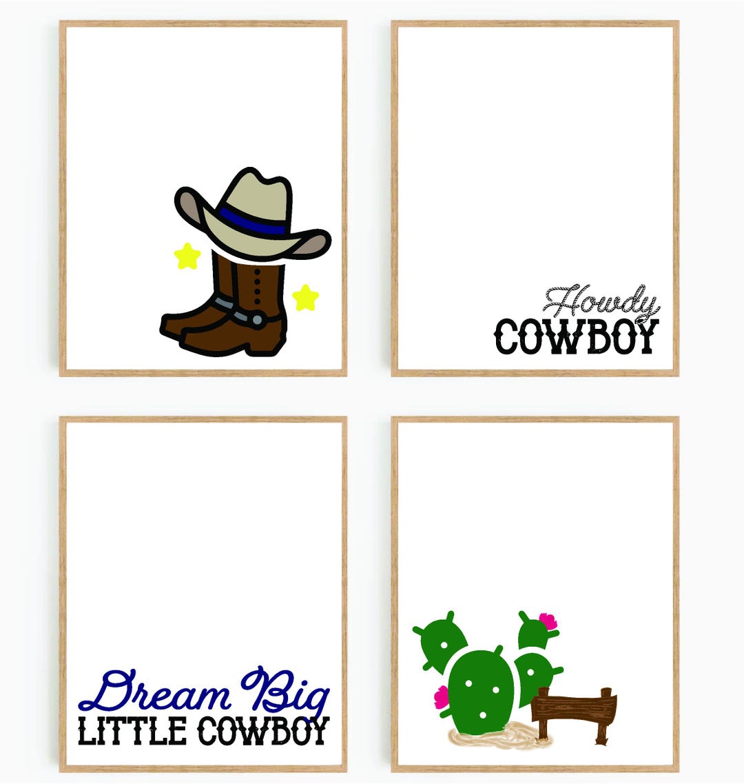 Cowboy Themed Nursery Sign - Howdy Cowboy - Etsy