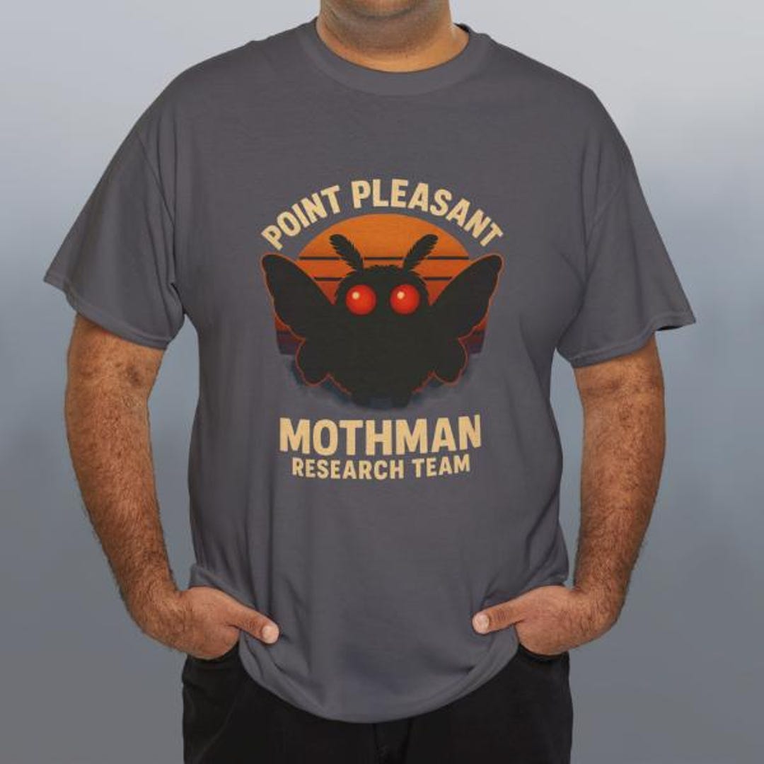 Mothman Shirt, Mothman, Mothman Tshirt. Mothman Merch, Cryptid, Mothman ...