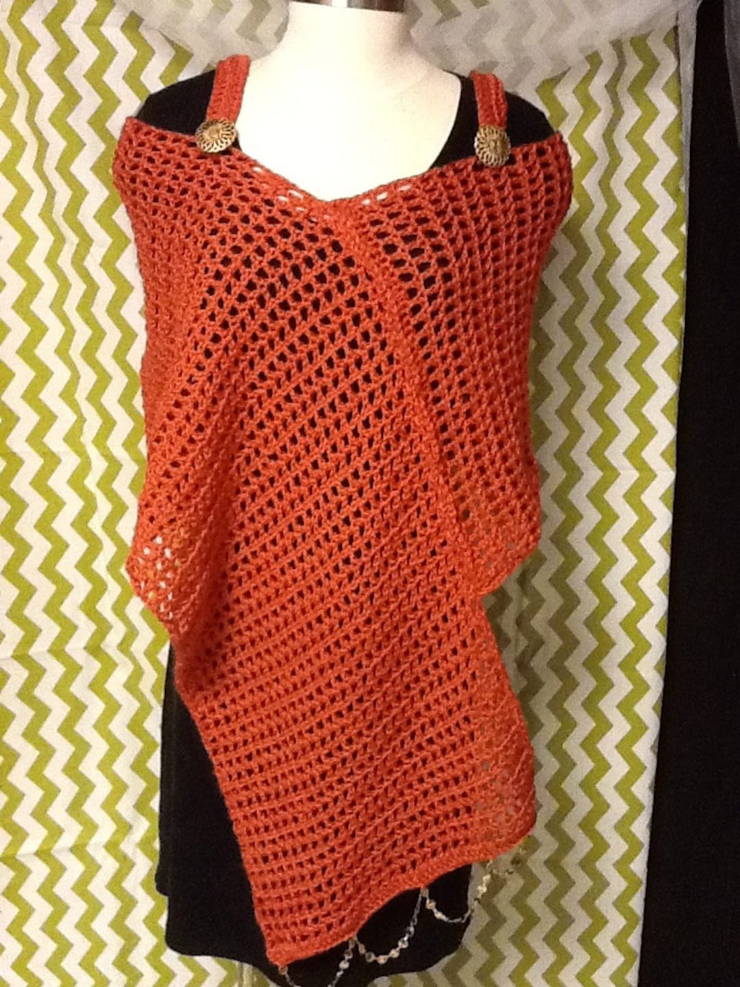 Crocheted Coral Summer Shrug - Etsy