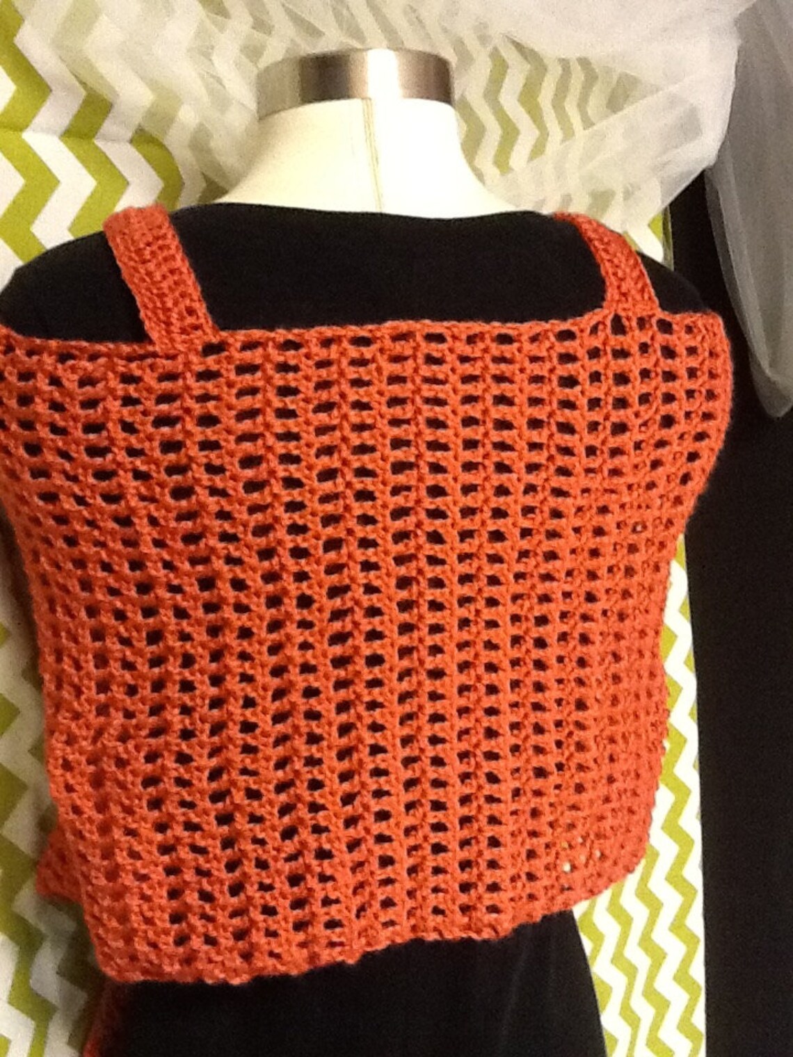 Crocheted Coral Summer Shrug - Etsy