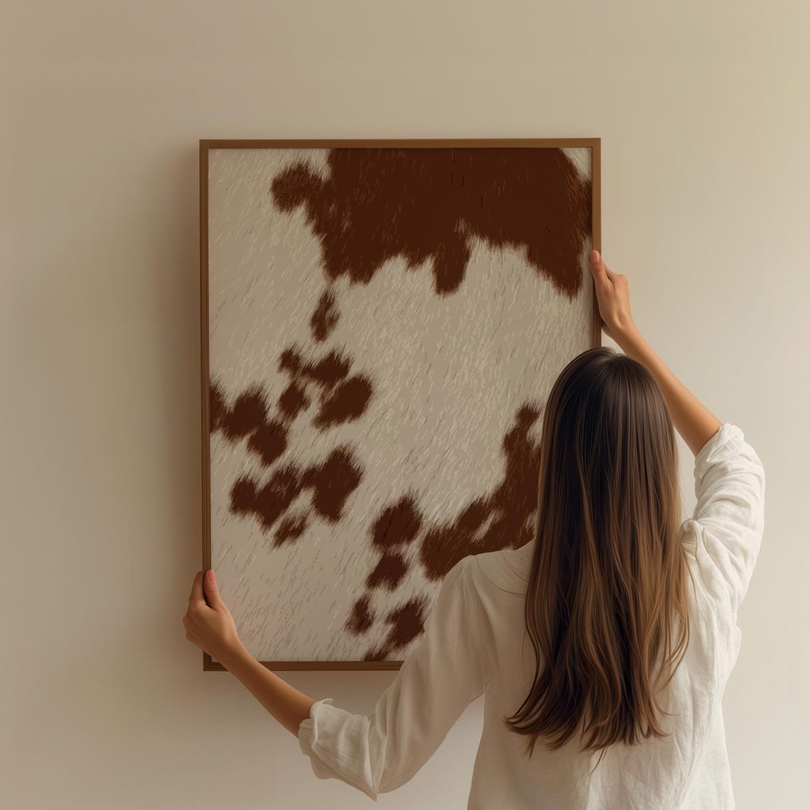 Cow Print Poster Set: Cowboy Nursery, 3 Piece Wall Art (digital ...