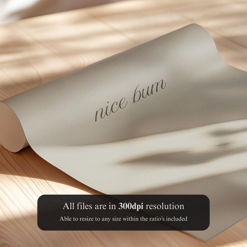 Nice Bum Print: Funny Bathroom Wall Art, Neutral Home Decor PRINTABLE ...