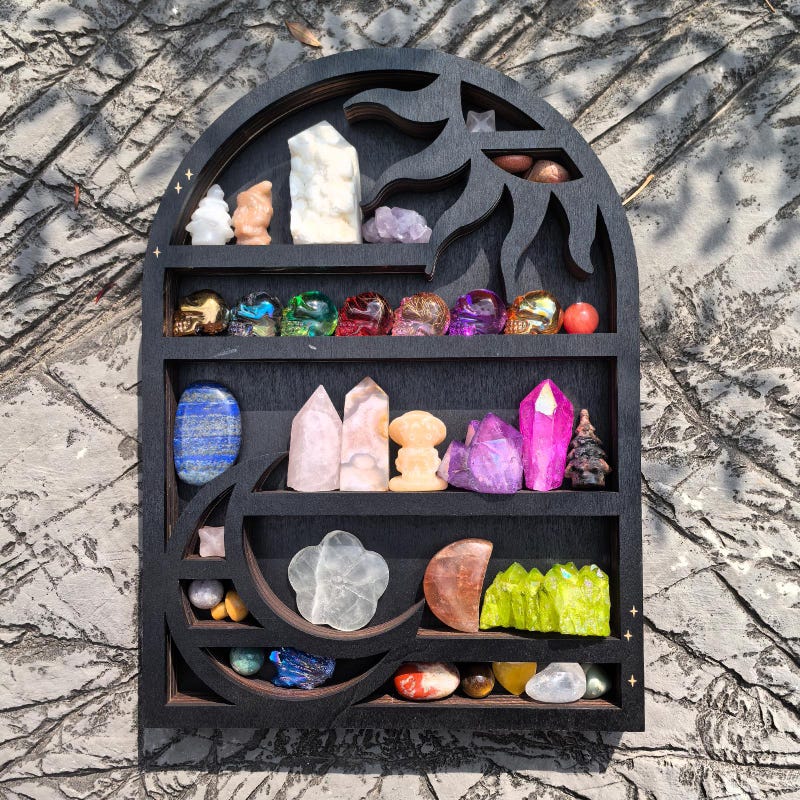Wooden Tarot Altar Shelf - Etsy