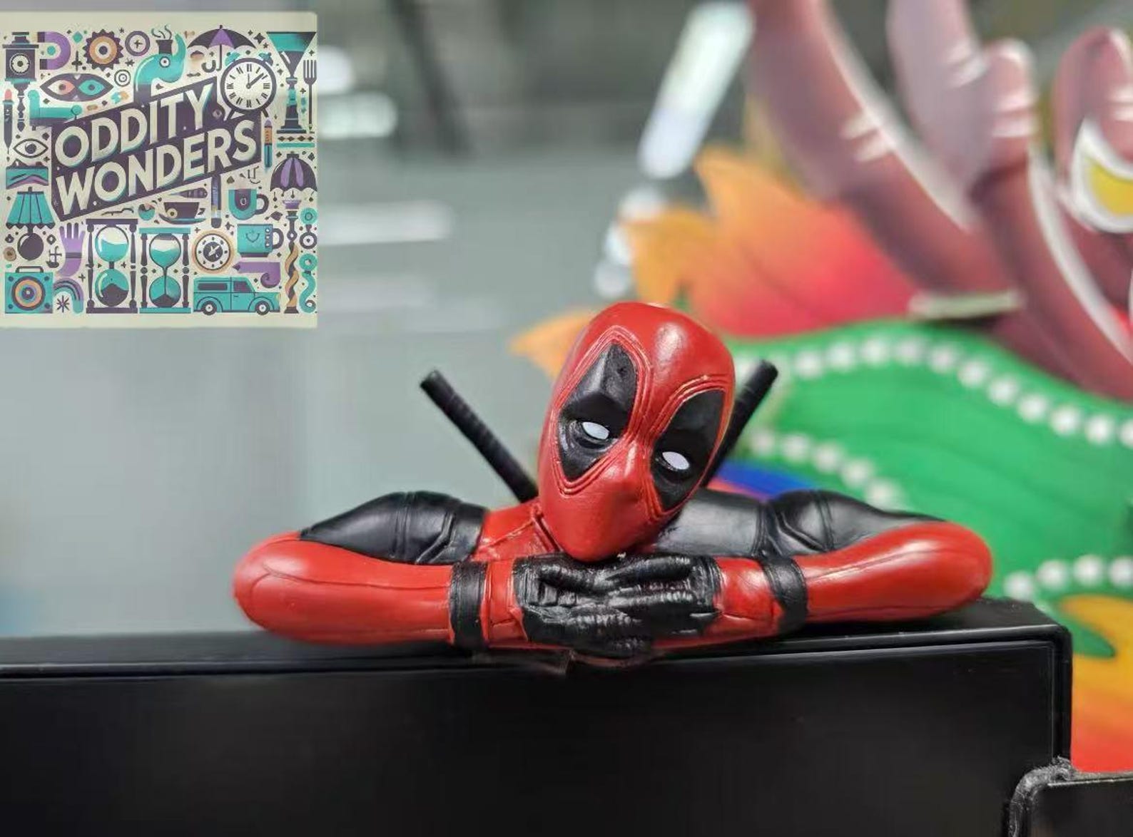 Deadpool Car Decor Funny Dashboard & Rearview Mirror Ornament (reading ...