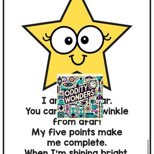 2D Shape Poems Book - Shapes Learning Posters Educational Preschool ...