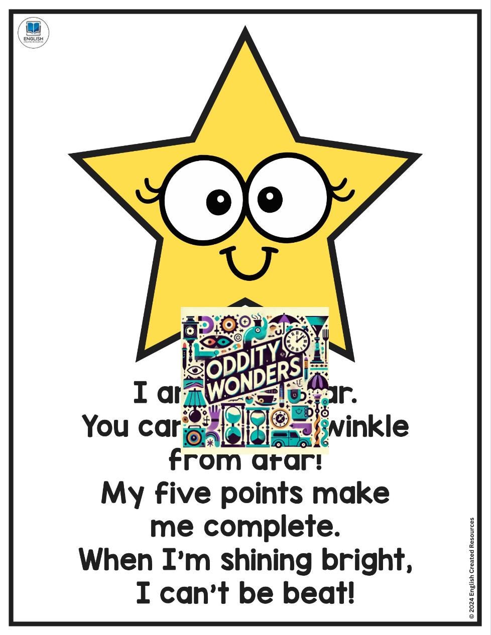 2D Shape Poems Book - Shapes Learning Posters Educational Preschool ...