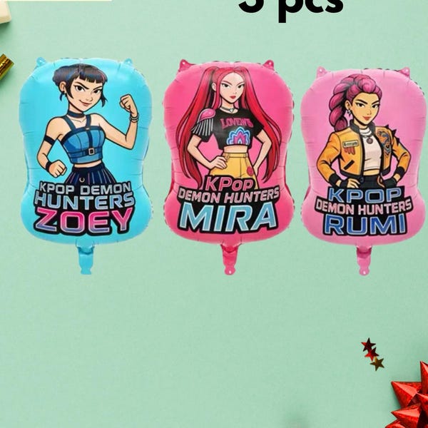 Kpop Demon Hunter Balloons - Etsy