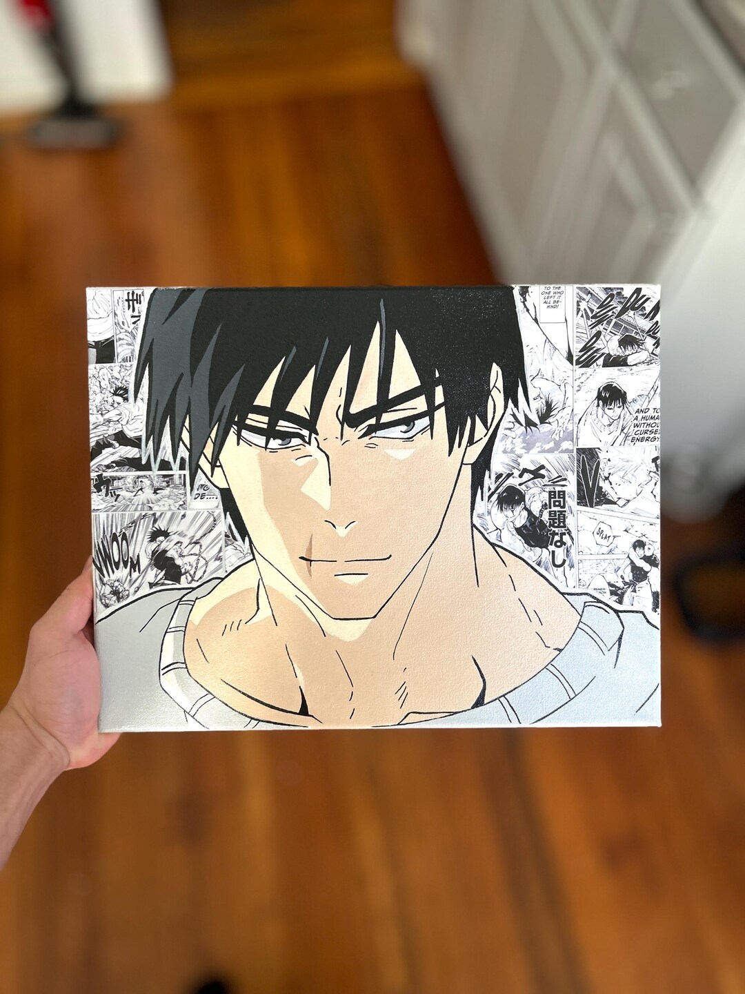 Jujutsu Kaisen Toji Painting - Etsy