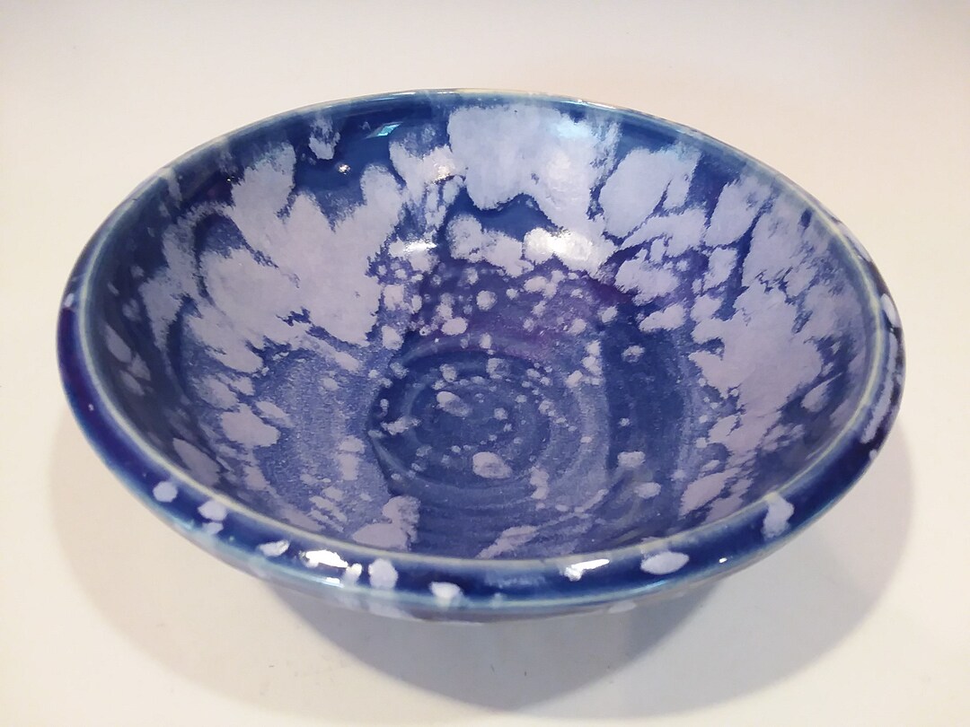 Large Ceramic Bowl, Pottery Bowl, Pottery Handmade, Blue, Ceramics and ...